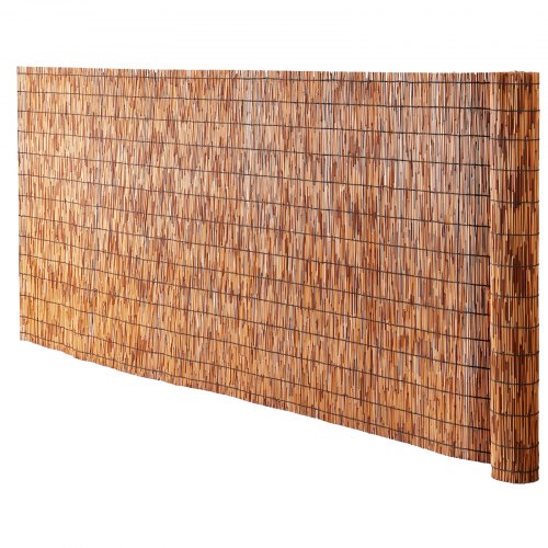 VEVOR Natural Reed Fencing, 4 ft x 16.4 ft, 2 Pack Reed Screen Curtain ...