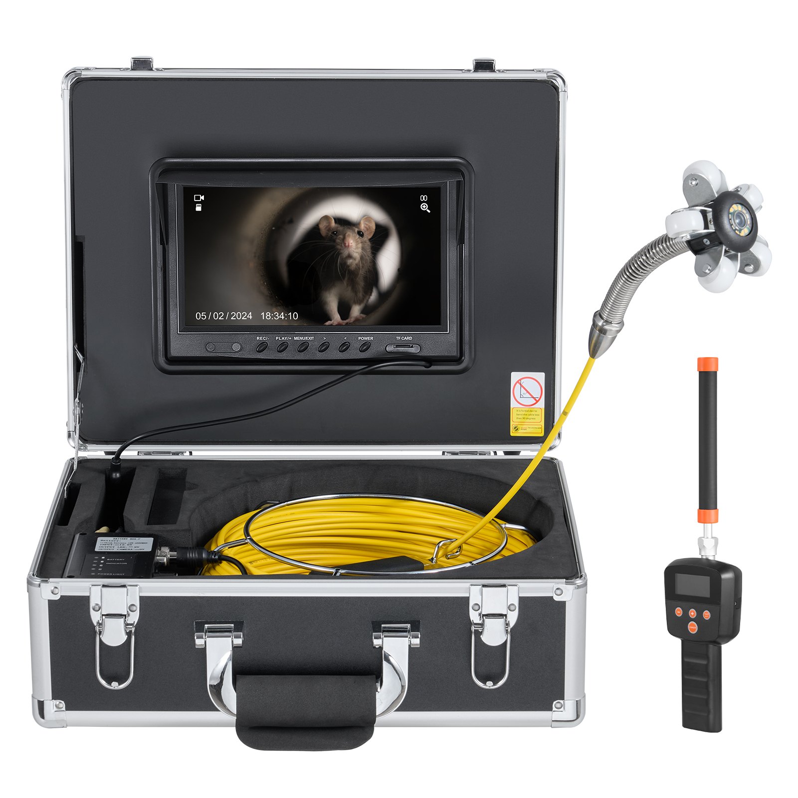 VEVOR Sewer Camera With Locator - 36X Zoom Duct Camera
