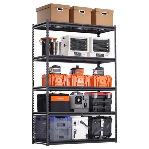 VEVOR Storage Shelves, 1361 kg, 5 Tier Heavy Duty Garage Shelving, 508 ...