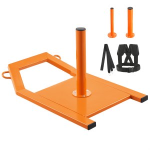 Weight Power Pull Sled Fitness Strength Speed Training Sled Steel ...