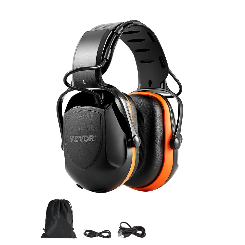 Safety Earmuffs Bluetooth Hearing Protection Ear Muffs Noise Reduction ...