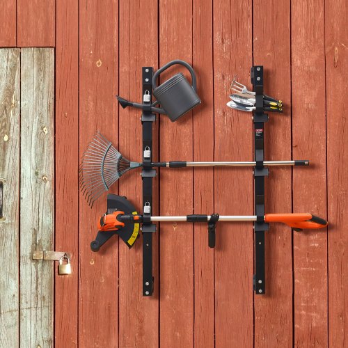 VEVOR Trimmer Rack, 3 Place Weeder Trimmer Rack, Trim Holder Trailer ...