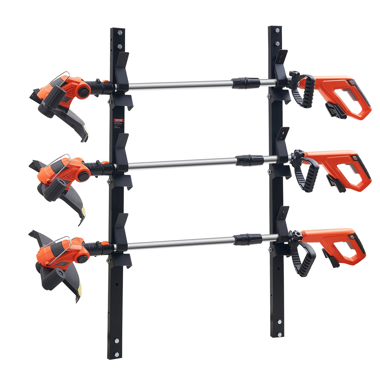 VEVOR Trimmer Rack, 3 Place Weeder Trimmer Rack, Trim Holder Trailer ...