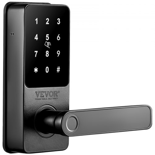 VEVOR Smart Lock, 5-in-1 Smart Door Knob, Fingerprint Deadbolt with App ...