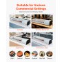 VEVOR Sushi Display Case Refrigerator, 2.5 Cu.ft Commercial Sushi Case ...