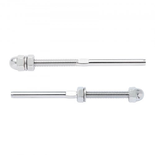 VEVOR 61 Pack Cable Railing Swage Threaded Stud Tension End Fitting ...