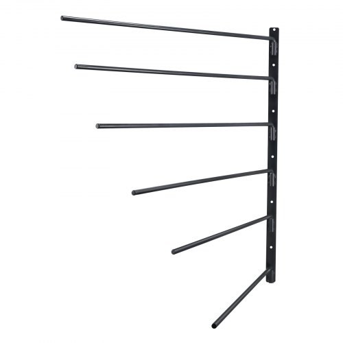VEVOR Wall Mounted Saddle Rack Six Tiers English & Western Horse Saddle ...