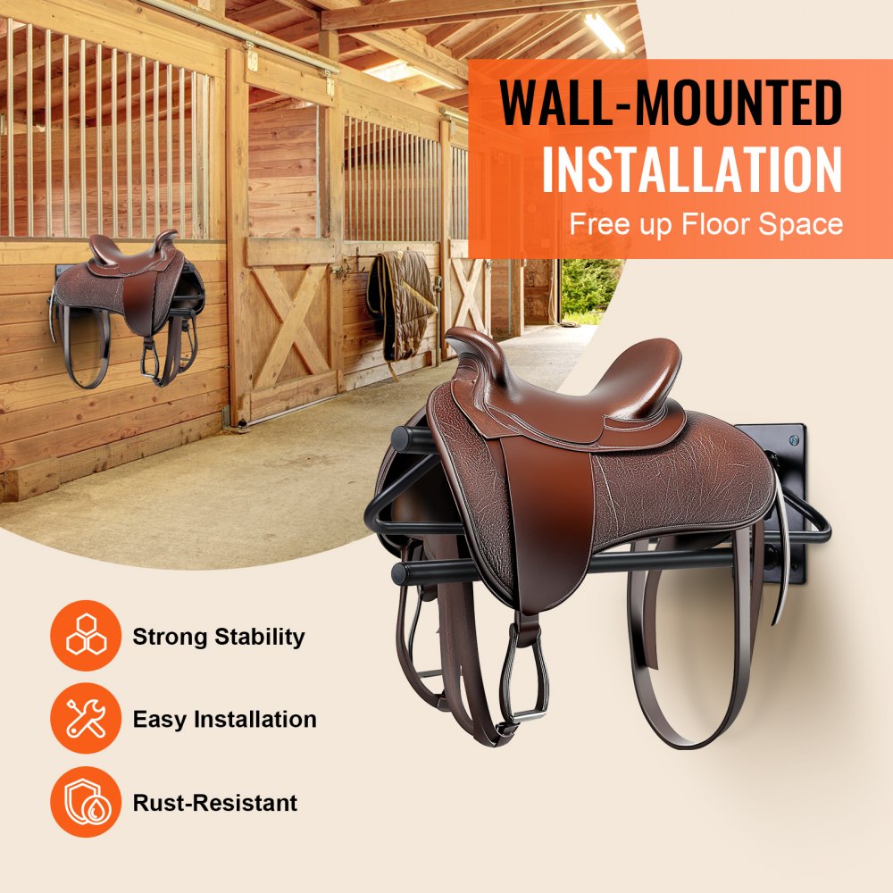 VEVOR Horse Saddle Stand — Stable and Durable Storage