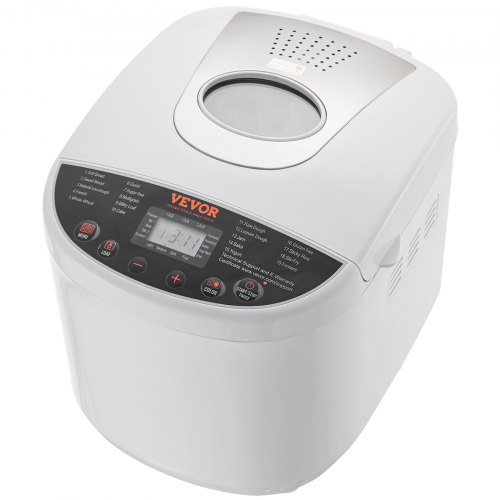 VEVOR Bread Maker, 19-in-1 2LB Dough Machine, Nonstick Ceramic Pan ...