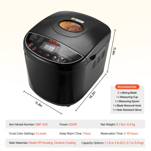 Shop VEVOR Bread Maker: Gateway to Freshly Baked Perfection
