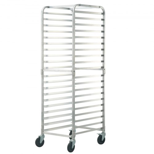 VEVOR Bun Pan Rack, 20-Tier Commercial Bakery Racks with Brake Wheels ...