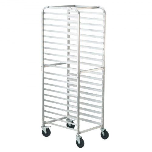 VEVOR Bun Pan Rack, 20-Tier Commercial Bakery Racks with Brake Wheels ...