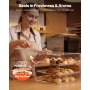 VEVOR Bakery Display Case, 3-Tier Commercial Countertop Pastry Display ...