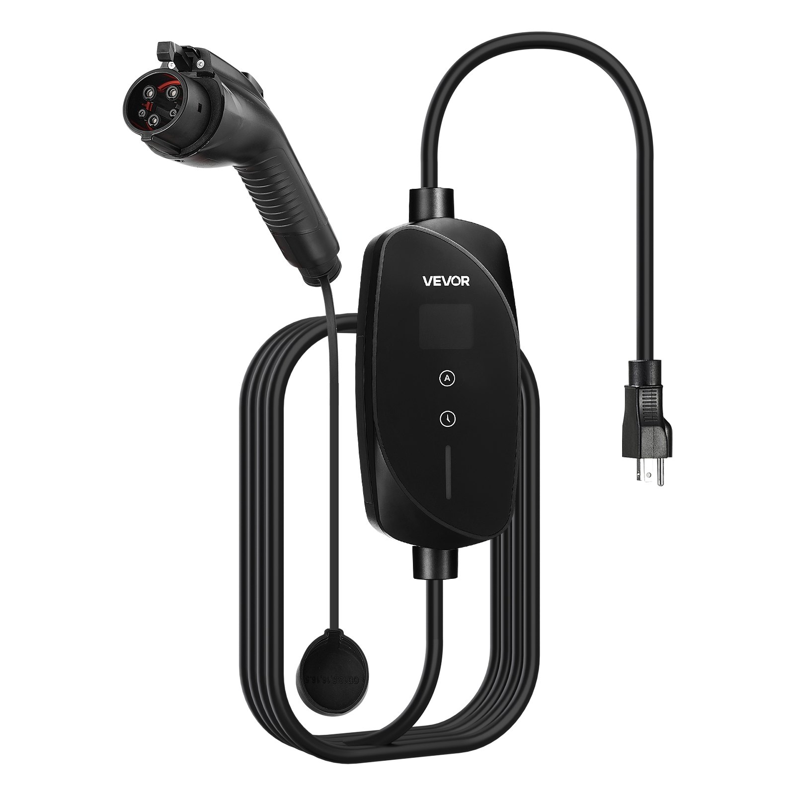 VEVOR Level 1&2 EV Charger, 16 Amp Adjustable Current, Electric Vehicle ...