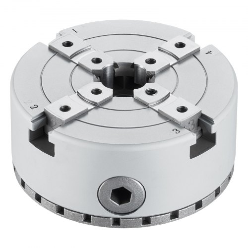VEVOR KP965 Lathe Chuck, 4-Jaw 3.75" Diameter, Metal Lathe Chuck ...