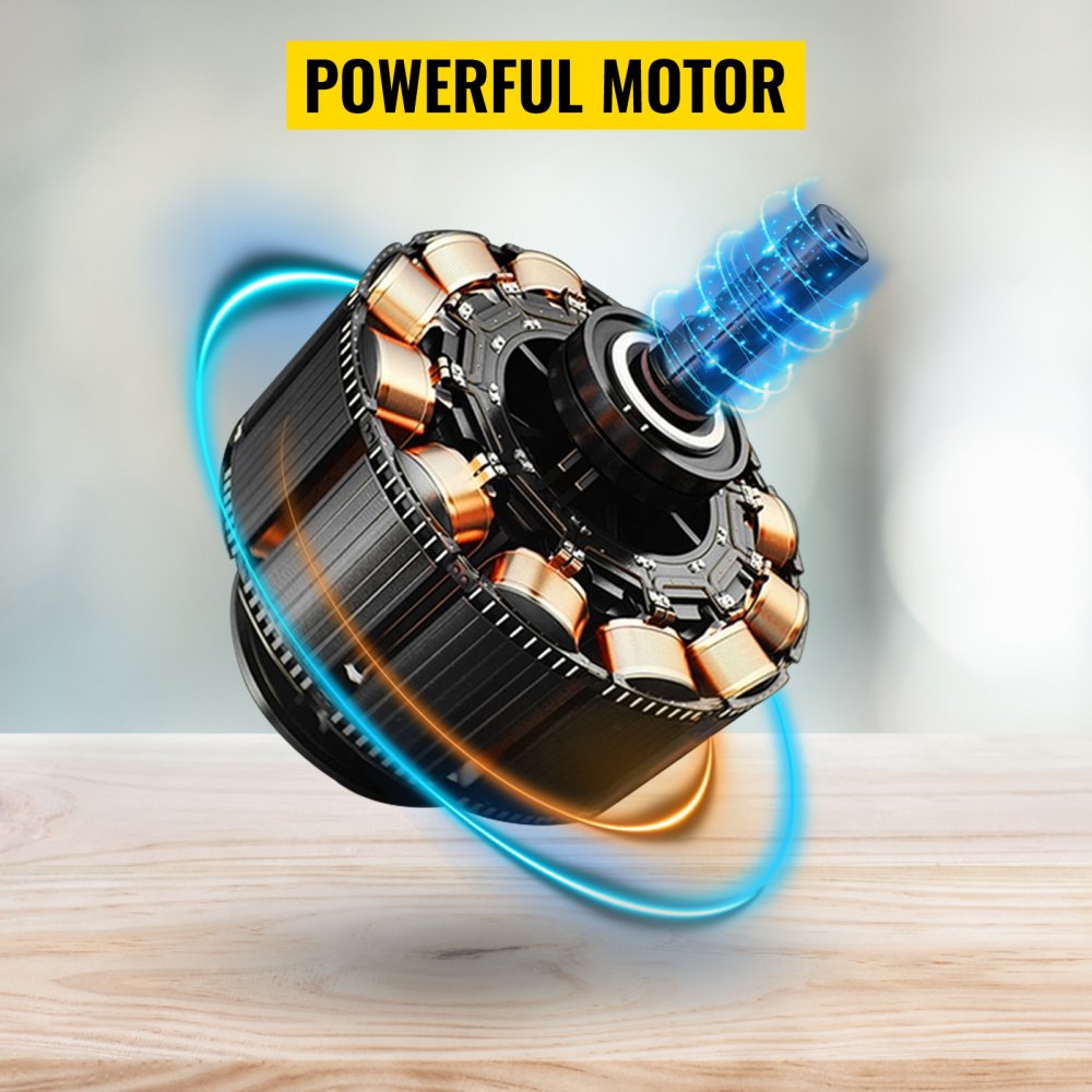 VEVOR Wood Lathe 14" x 40", Power Wood Turning Lathe 1/2HP 4 Speed 1100 ...