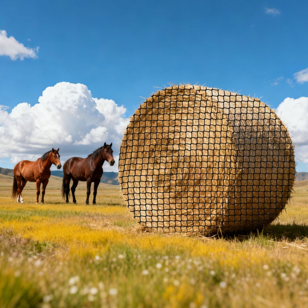 VEVOR Round Bale Hay Net – 5.91 ft Cube, 1.65-Inch Mesh