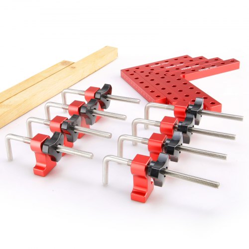 VEVOR 90 Degree Positioning Squares, 5.5" x 5.5" Right Angle Clamps for ...