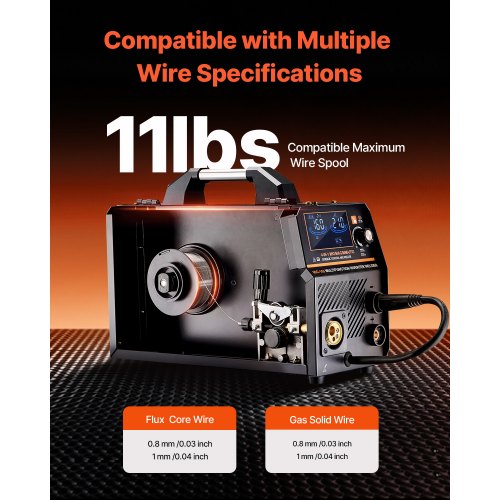 VEVOR MIG Welder 160A Welding Machine 4-in-1 Gas/Flux Core MIG/Stick/Lift TIG | VEVOR EU