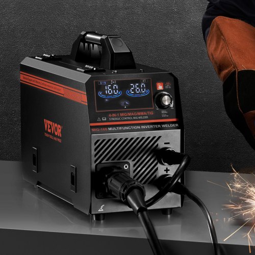 VEVOR MIG Welder 160A Welding Machine 4-in-1 Gas/Flux Core MIG/Stick/Lift TIG | VEVOR EU