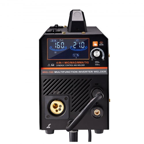 MIG Welder 160Amp Welding Machine 4-in-1 Gas MIG/Flux Core MIG/Stick ...