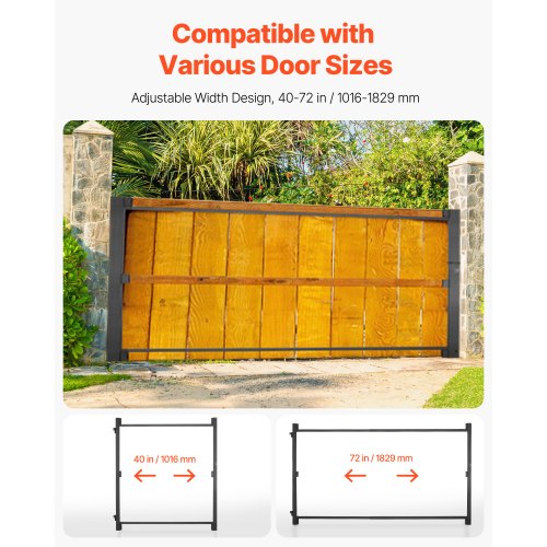 Gate Building Kit Fits 40 to 72 in Wide Openings 4 to 5 ft High Fence ...