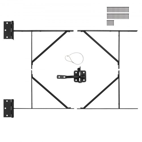 Gate Corner Brace Bracket Anti Sag Gate Frame Hardware Kit for Stable ...