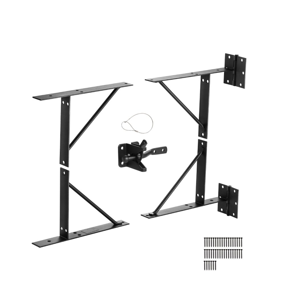 VEVOR Corner Gate Brackets – 2 x 4 Inch, Iron, Stable Gates