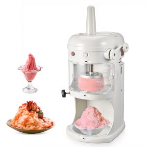 Commercial Fluffy Shaved Ice Machine 220LBS/H Electric Ice Crusher ...