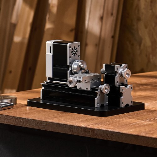 Mini Metal Lathe Machine 2.76 x 5.12 in Power Metal Lathe 20,000 RPM ...