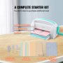 VEVOR Manual Die Cutting Embossing Machine 9" Opening For Art Craft ...