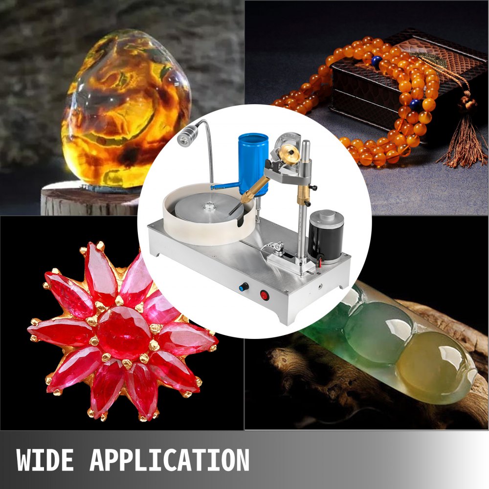 VEVOR Gem Faceting Machine 1800RPM Rock Polisher Lapidary Equipment ...