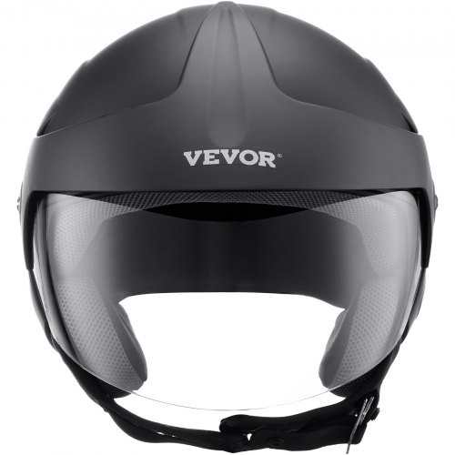VEVOR 3/4-Face Motorcycle Helmet Motocross Helmet with Bluetooth Slot ...