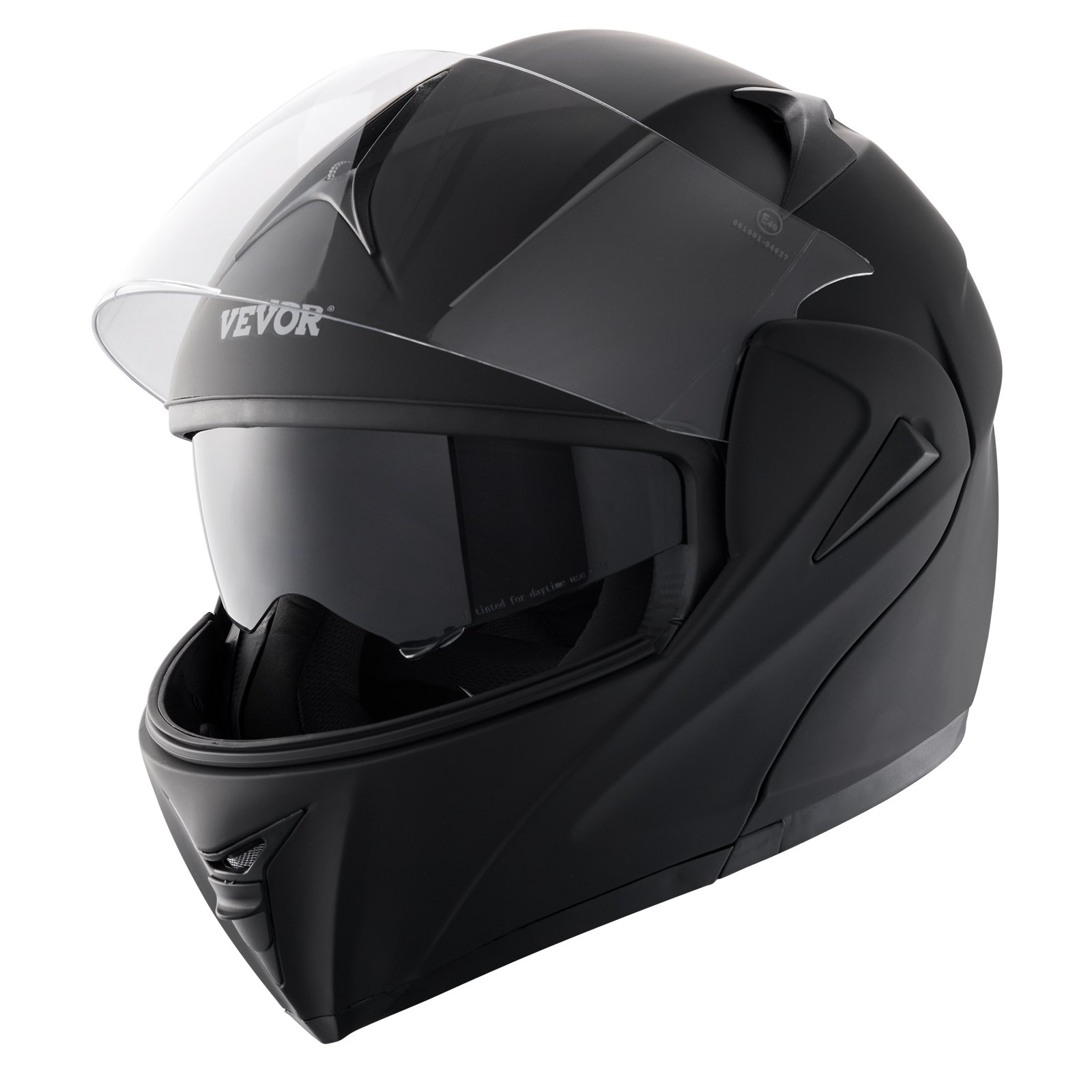 VEVOR Motorcycle Helmet, Unmasked, Smart Street ABS & High Density ...