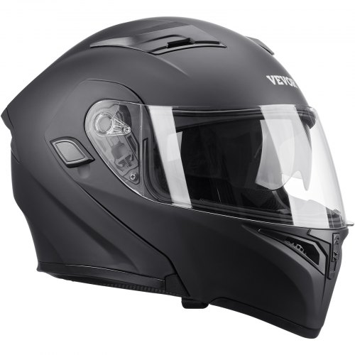 VEVOR Unmasked Motorcycle Helmet Motocross Helmet with Bluetooth Slot ...