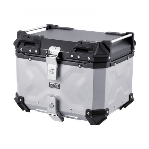 45L Motorcycle Top Case Universal Motorbike Tail Box with Leather ...