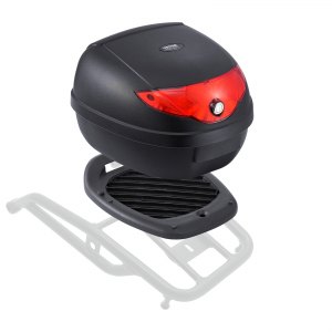 24L Motorcycle Top Case Universal Motorbike Tail with Reflective Panel ...