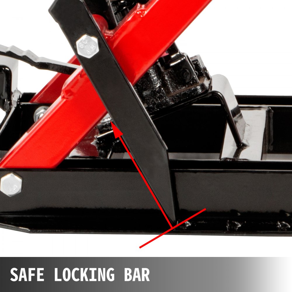 VEVOR Hydraulic Motorcycle Scissor Jack with 1,700LBS Load Capacity ...