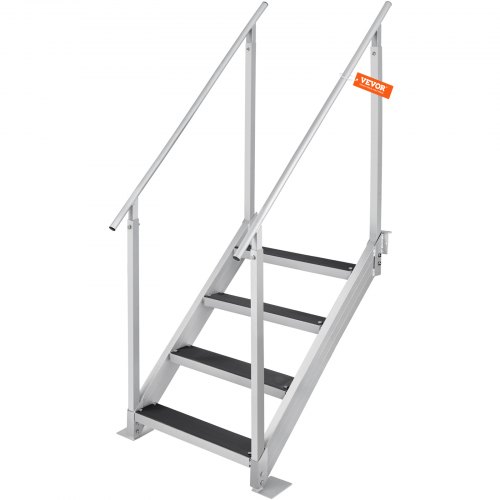 VEVOR Dock Ladder, 30''-38'' Adjustable Height, 500 lbs Load Capacity ...