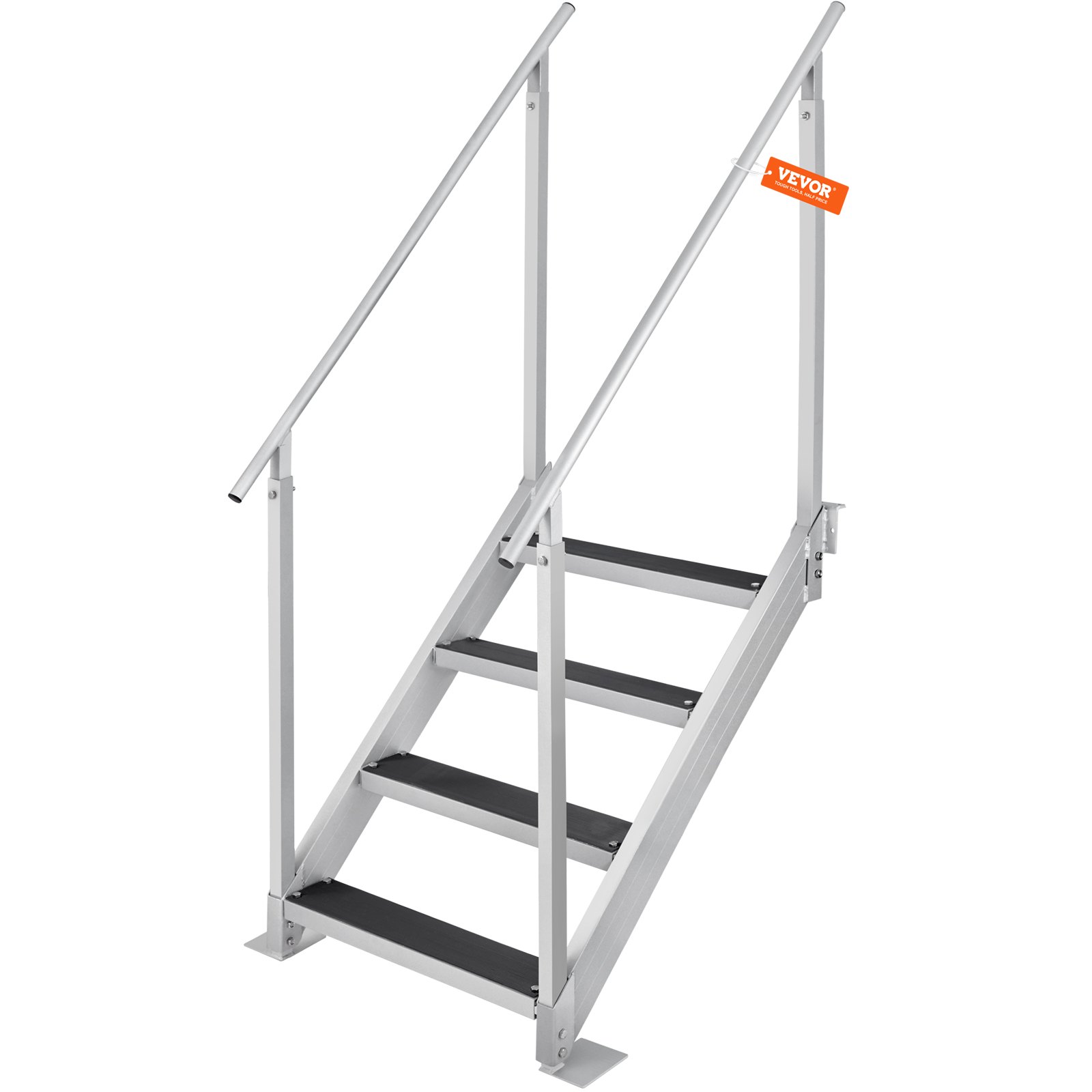 VEVOR Dock Ladder, 30''-38'' Adjustable Height, 500 lbs Load Capacity ...