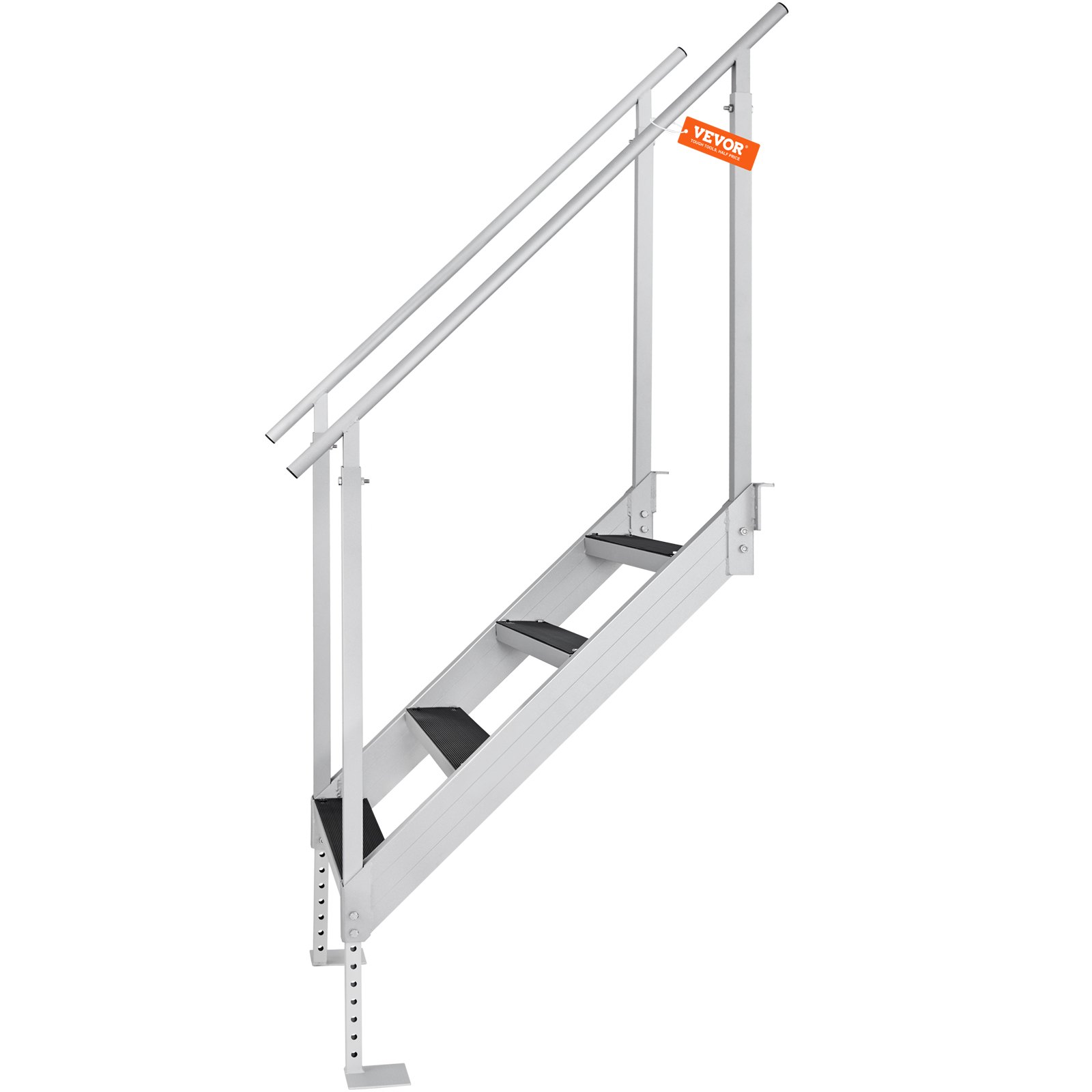 VEVOR Dock Ladder, 30''-38'' Adjustable Height, 500 lbs Load Capacity ...
