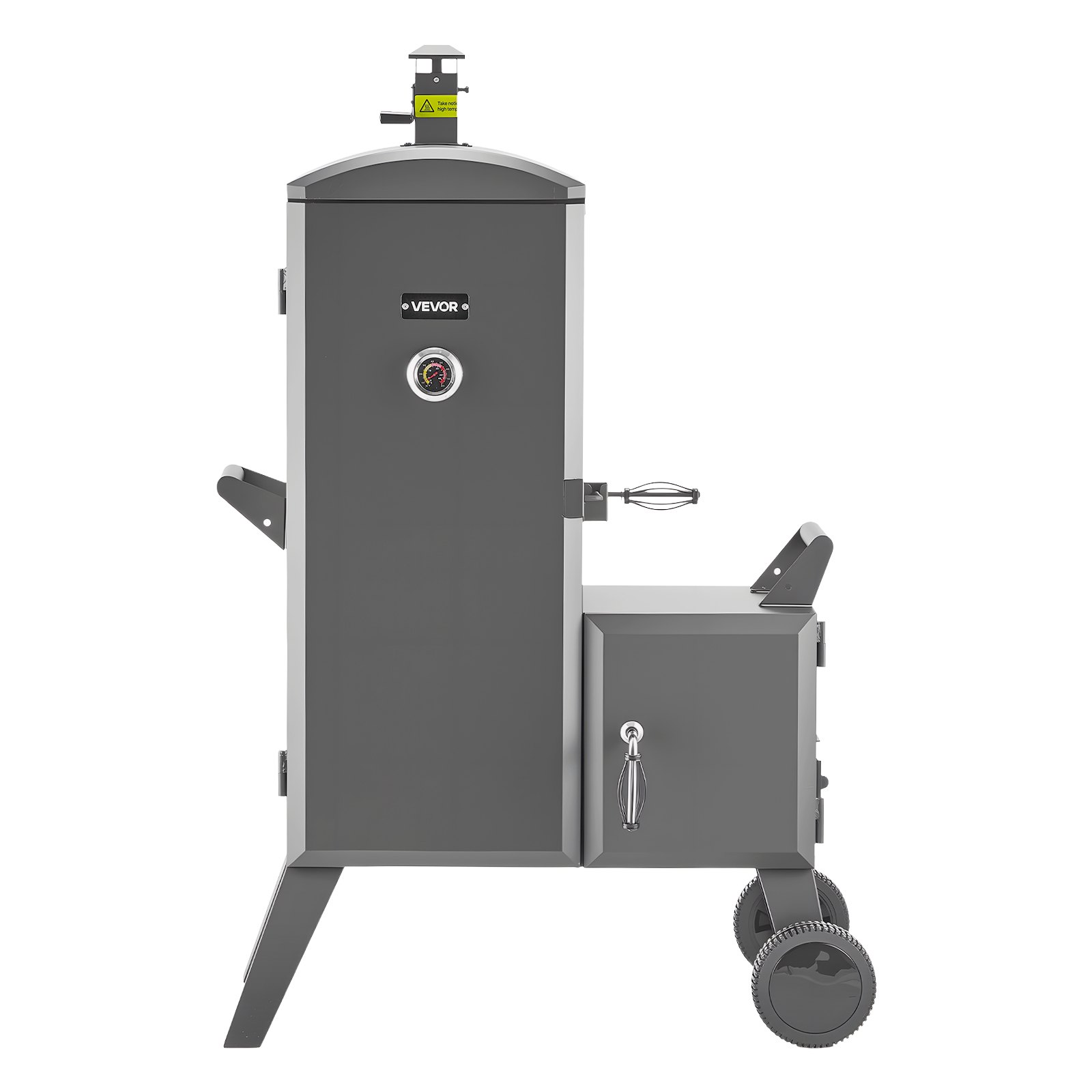 VEVOR Charcoal Barbecue Smoker Grill with Offset Firebox