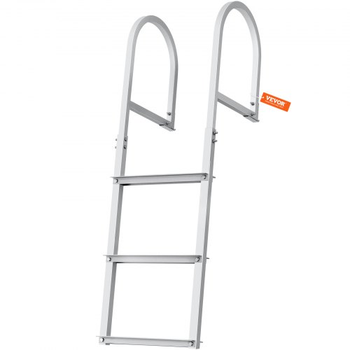 VEVOR Dock Ladder, Removable 3 Steps, 500 lbs Load Capacity, Aluminum ...