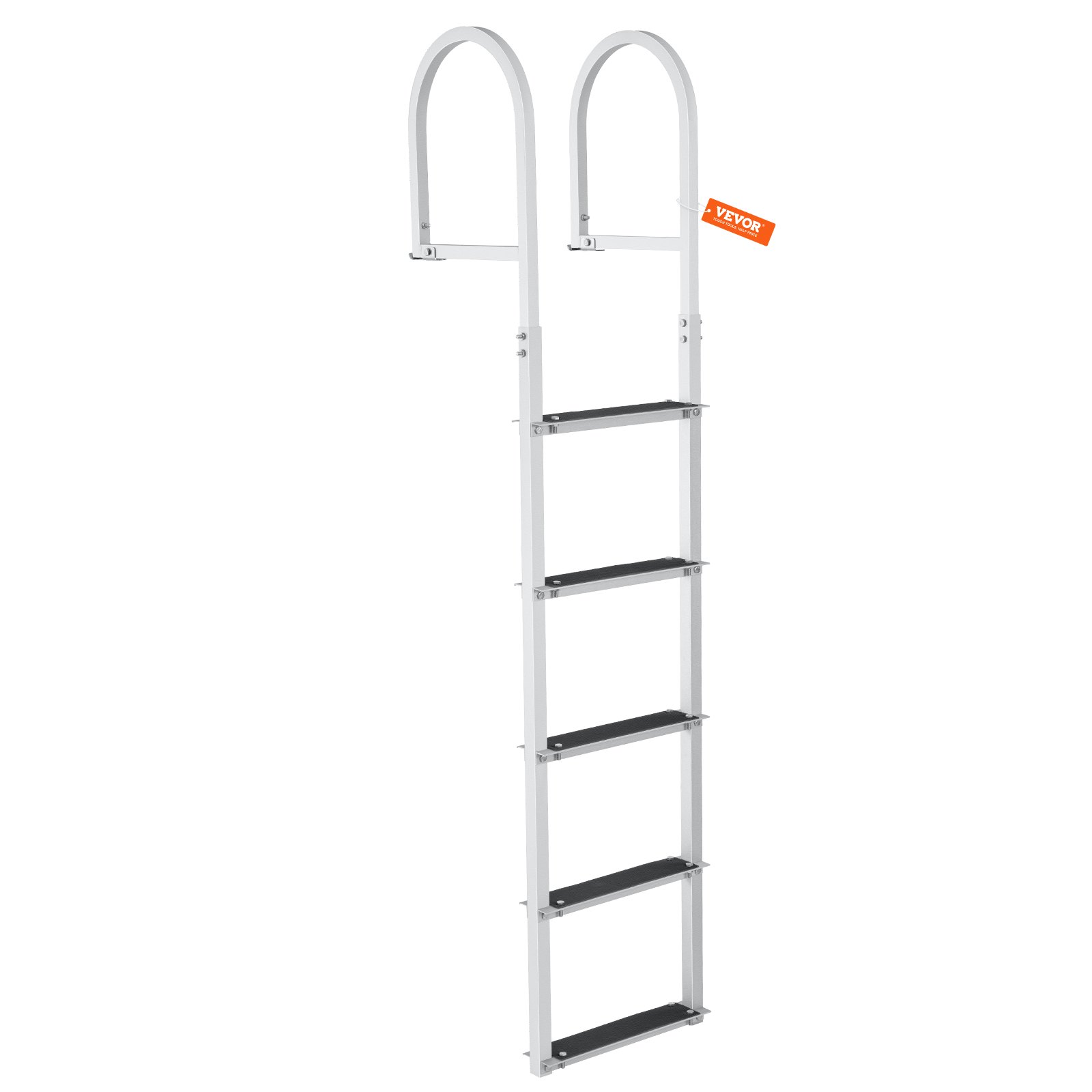 VEVOR Dock Ladder, Removable 5 Steps, 500 lbs Load Capacity, Aluminum ...