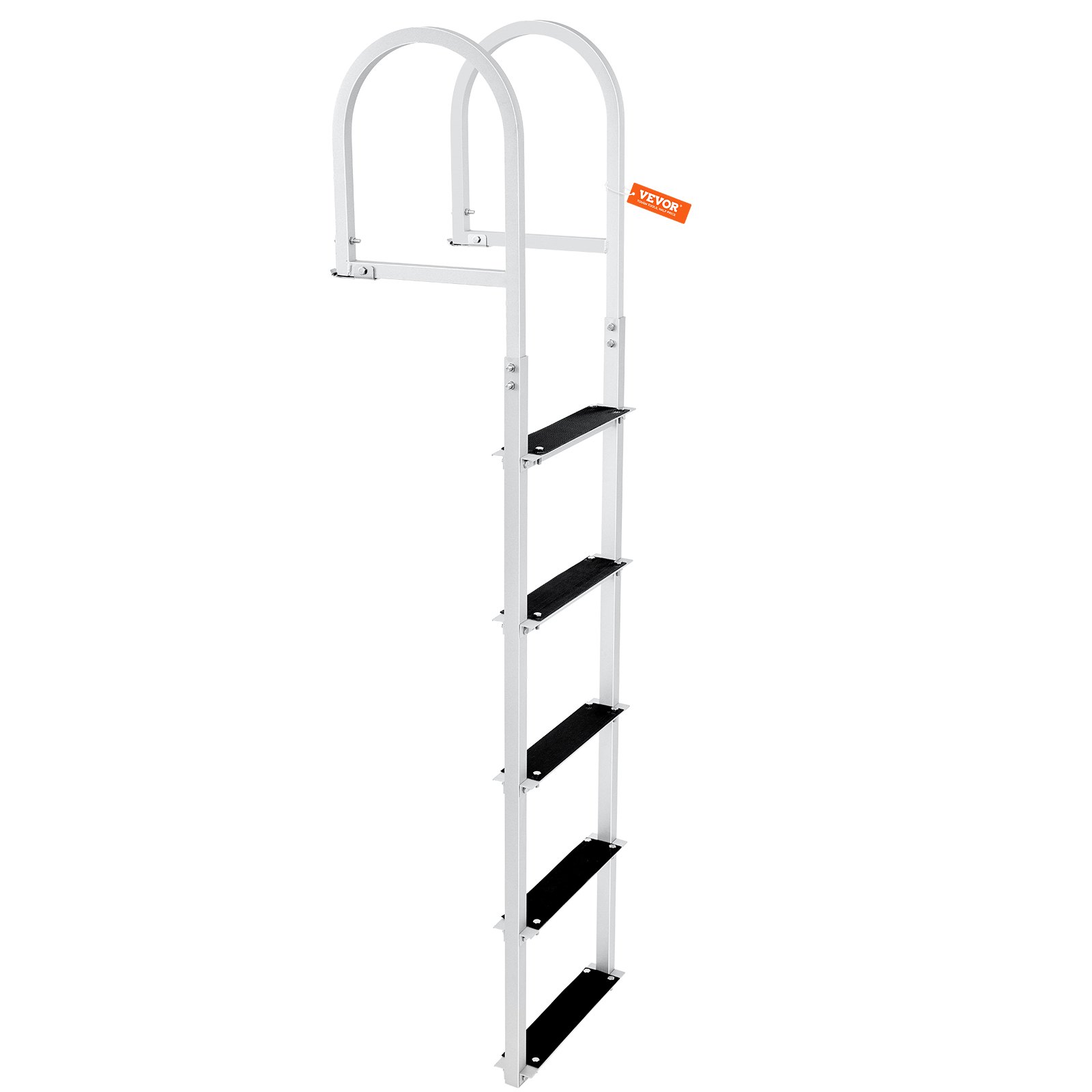 VEVOR Dock Ladder, Removable 5 Steps, 500 lbs Load Capacity, Aluminum ...