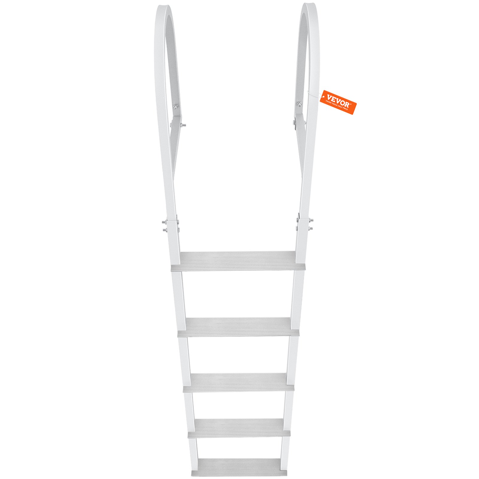 VEVOR Dock Ladder, Removable 5 Steps, 500 lbs Load Capacity, Aluminum ...