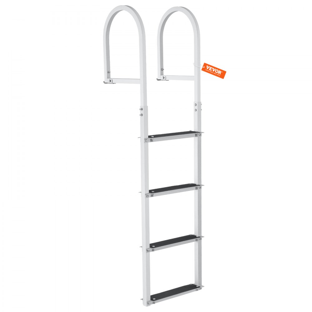 VEVOR Dock Ladder, Removable 4 Steps, 500 lbs Load Capacity, Aluminum ...