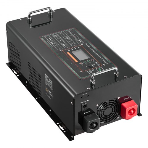 6000W Pure Sine Wave Inverter Charger DC 24V to AC 120V Power Inverter ...