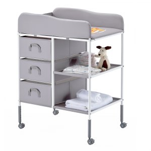 VEVOR Baby Changing Table, Portable Diaper Change Station with 3 Fabric ...