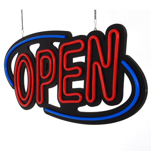 VEVOR Sign Open 31.5x15.7 inch Neon Open Sign 30W LED Open Sign ...